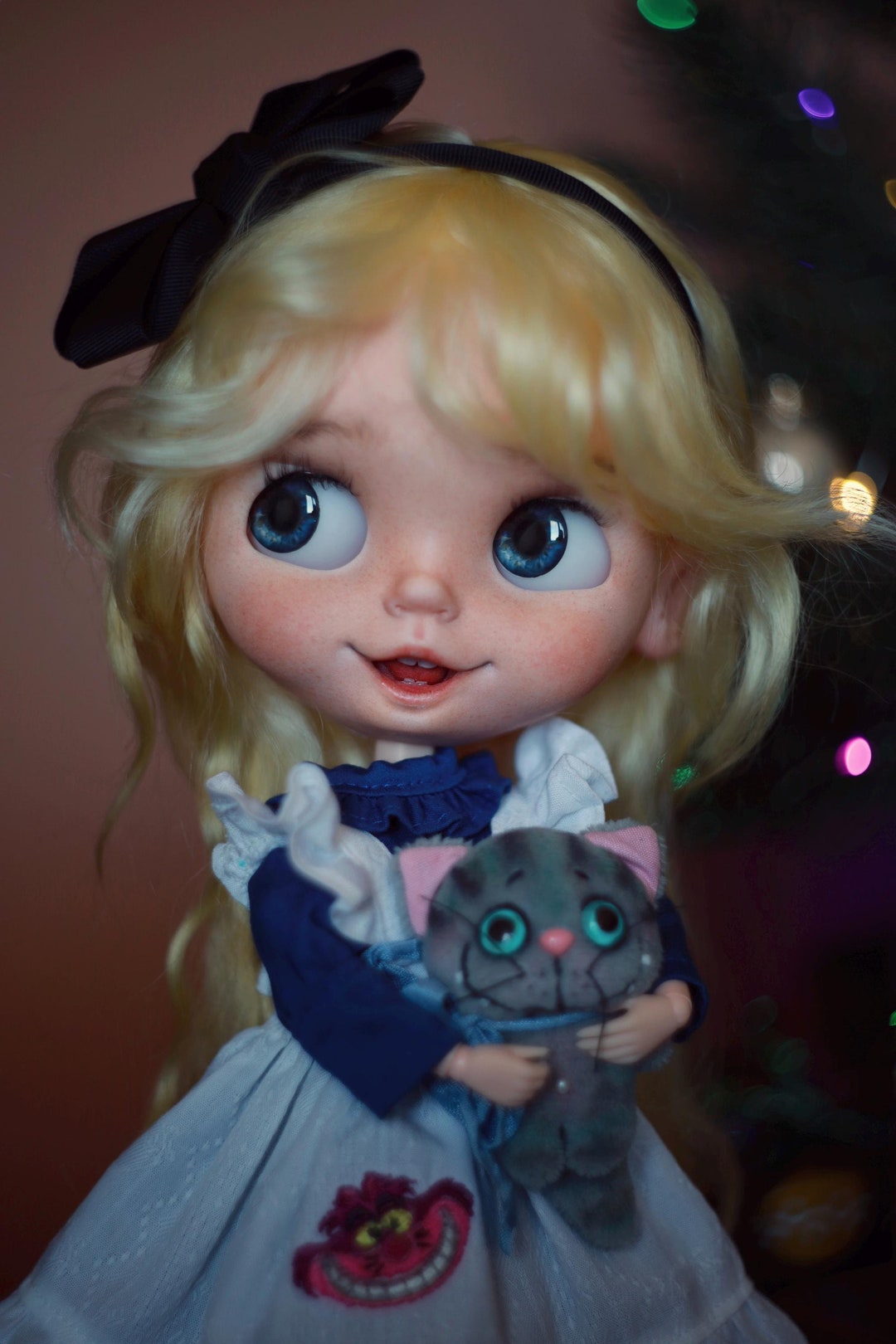Alice in Wonderland Blythe Doll, Custom Takara Doll, Collector's Item ...