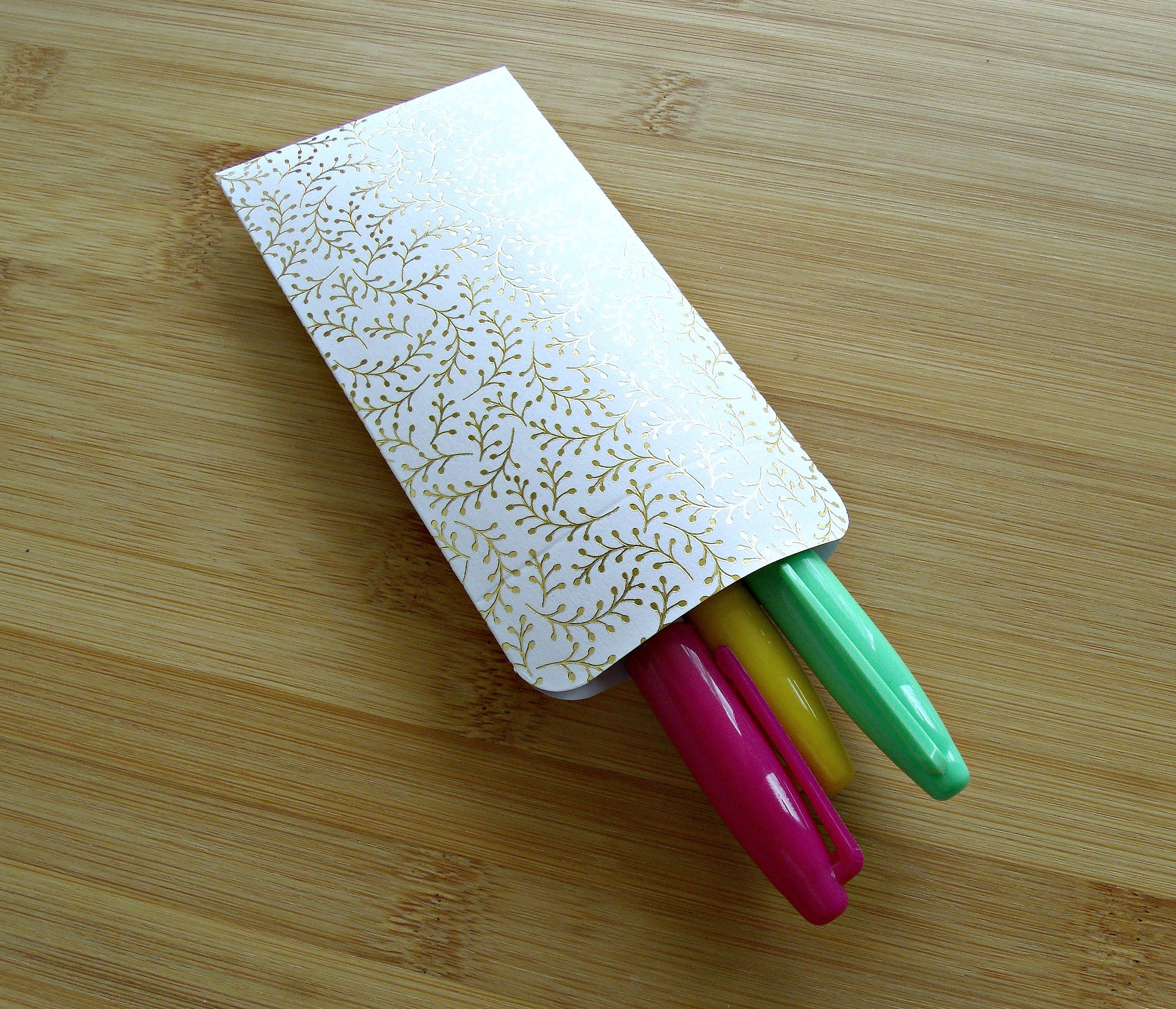 White&gold Paper Pockets//sachets,set of 8,gold Foiled Variety ...