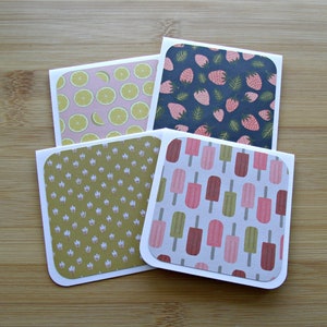 Goldenrod:set of 8 All Purpose Variety Note Cards,3x3 Mini Boxed Cards ...