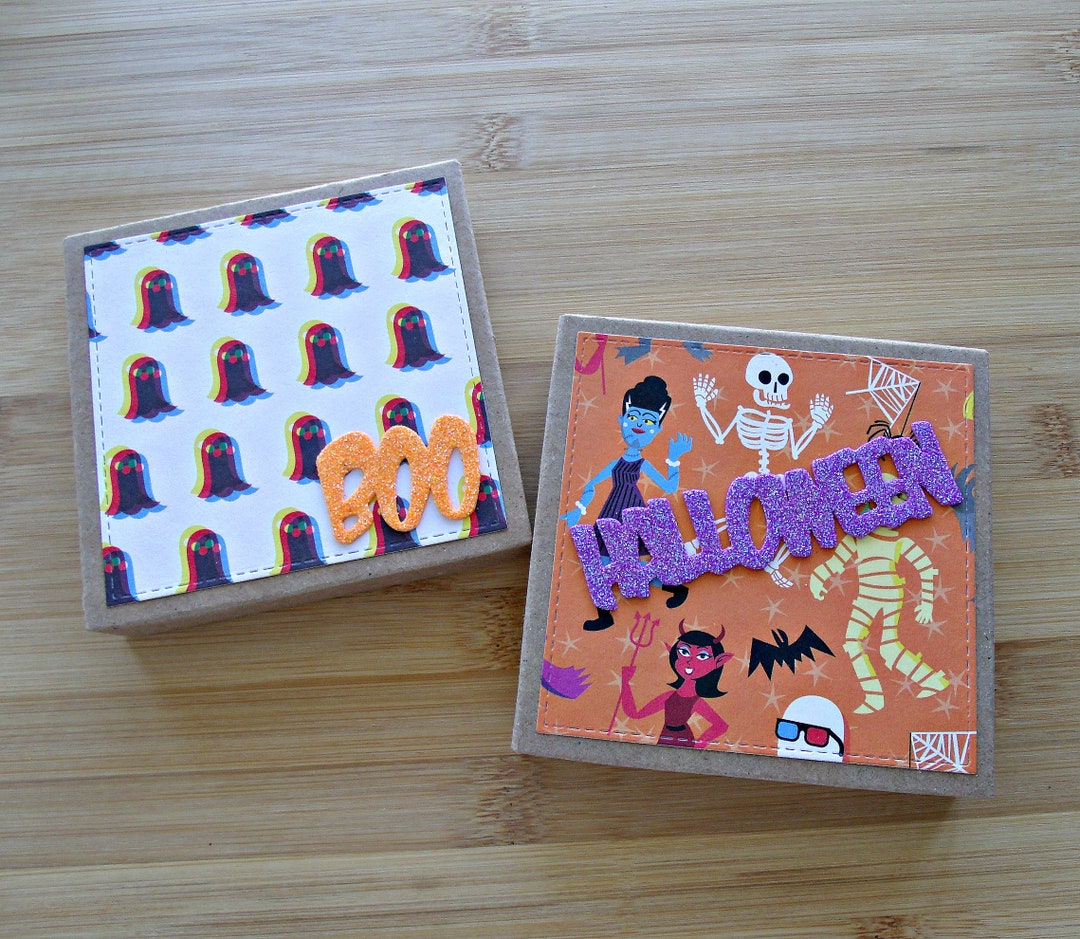 Monster Movie:set of 8 Variety Boxed Note Cards With Envelopes,3 1/2''x ...