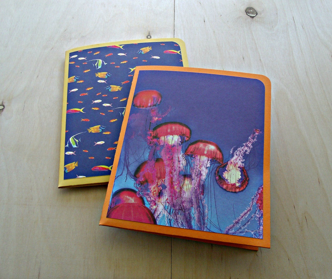 Nautical A2 Note Card Set: Ocean Theme, Portfolio Holder - Etsy