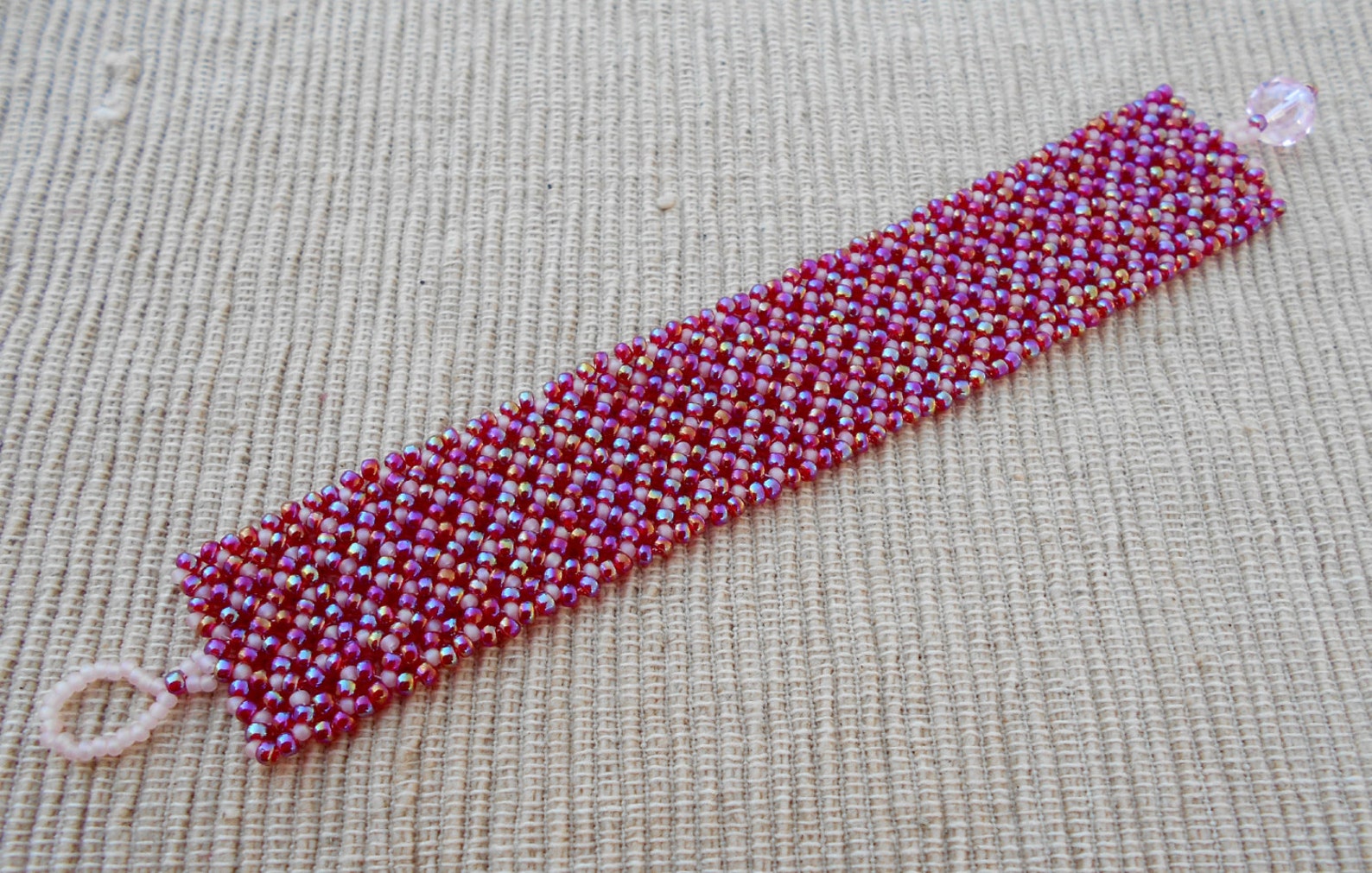 Pondo stitch bracelet Seed beads weaved in a traditional | Etsy