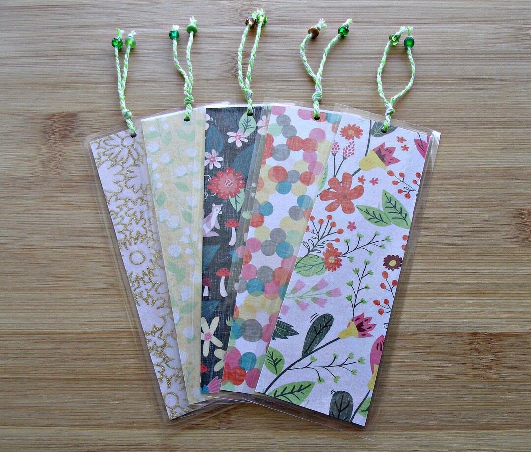 Country Manor 2:set of 5 Laminated Bookmarks,variety Printed Cardstock ...