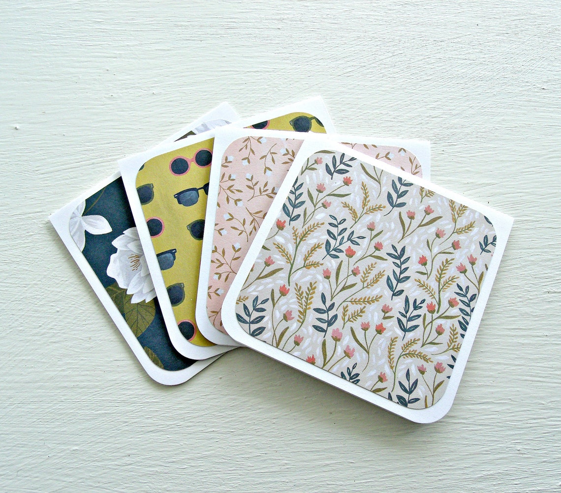 Goldenrod:set of 8 All Purpose Variety Note Cards3x3 Mini - Etsy