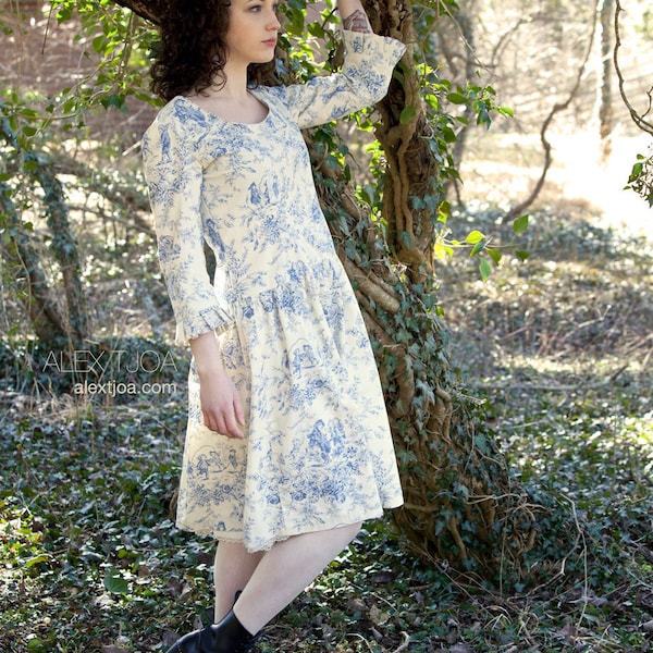 Toile Dress - Etsy