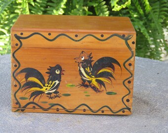 Rooster box | Etsy