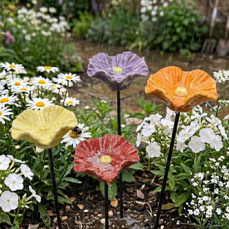 Bienentränke keramik blume - Etsy.de