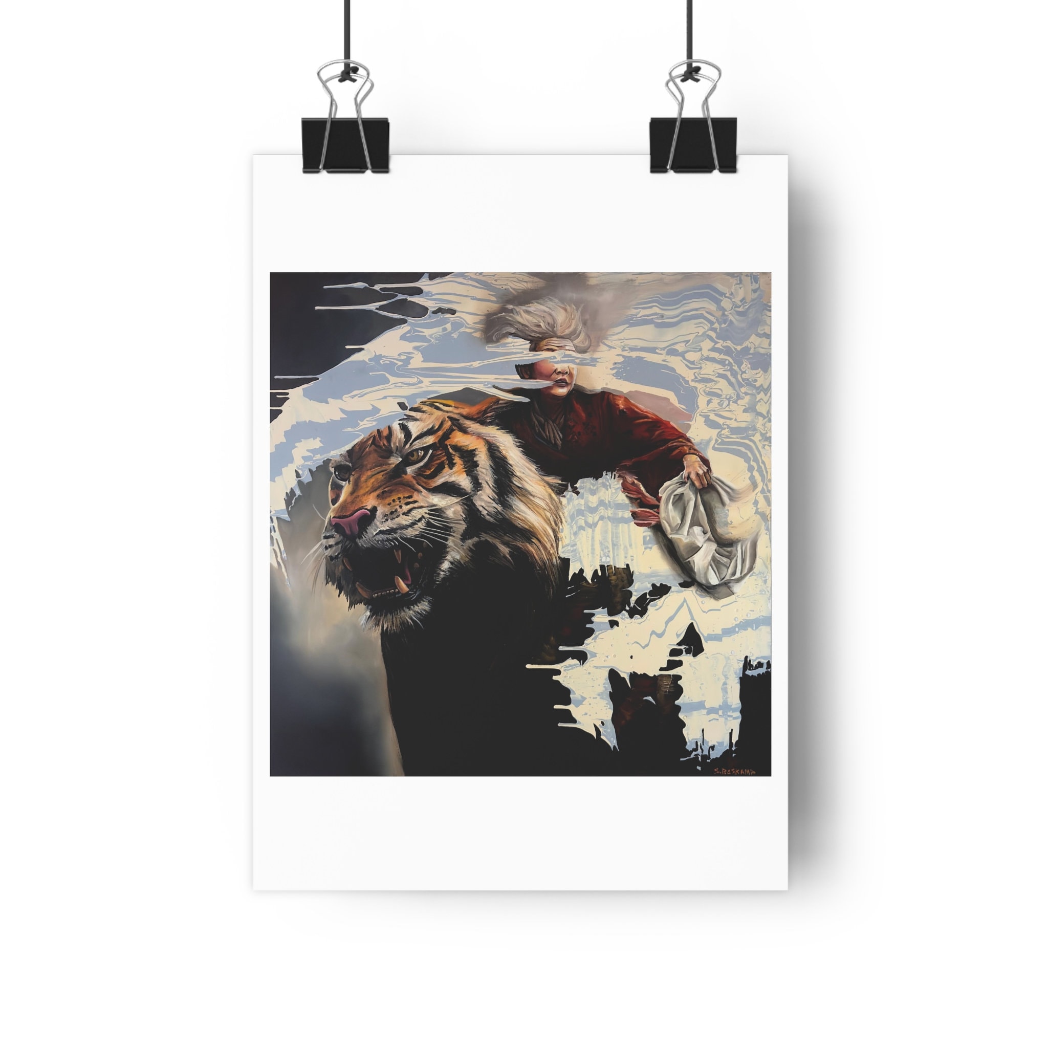 Feng Po Po Archival Ink Wall Art Giclee Art Prints Wall Art Decor ...