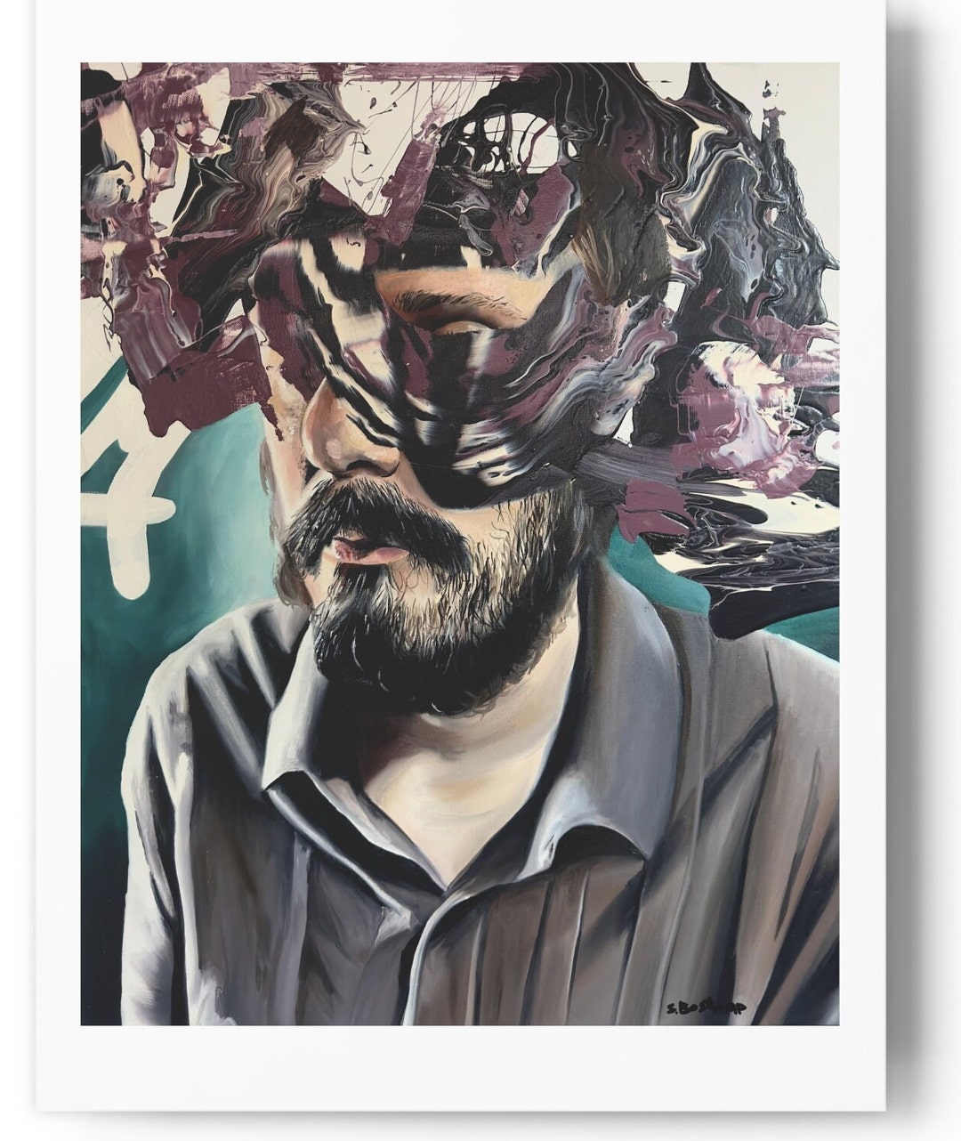 Adam - Archival Ink Wall Art - Giclee Art Prints - Wall Art Decor ...