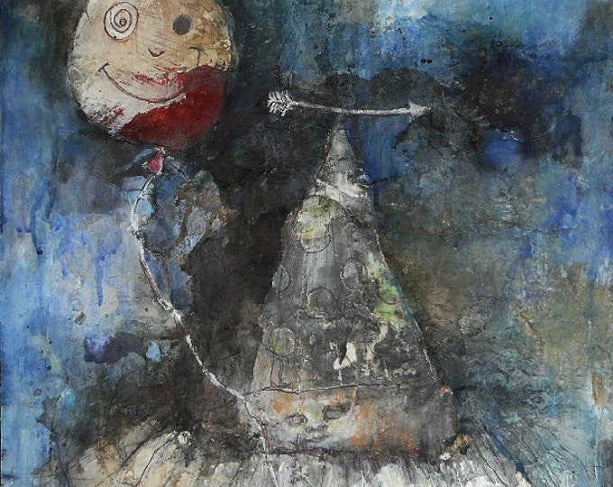 Original Raw Expressionist Contemporary Art Brut Outsider Mixed Media ...