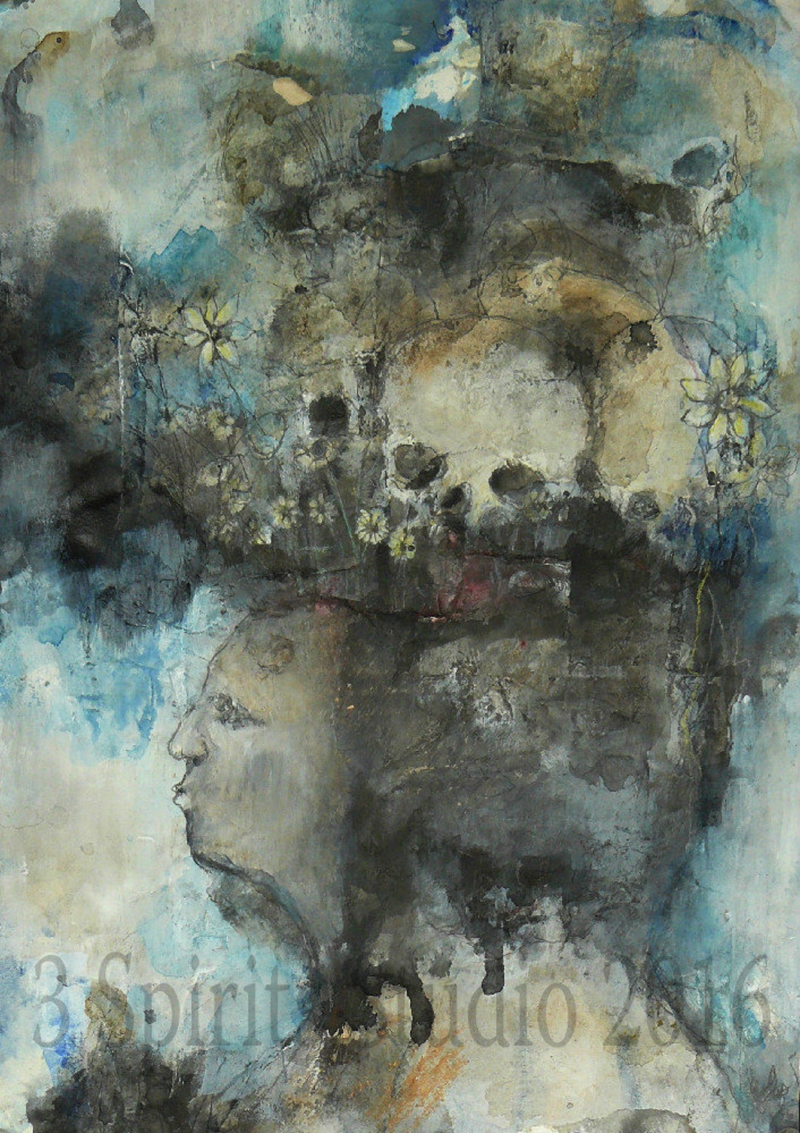 Original raw Hand Made expressionist contemporary Art Brut | Etsy