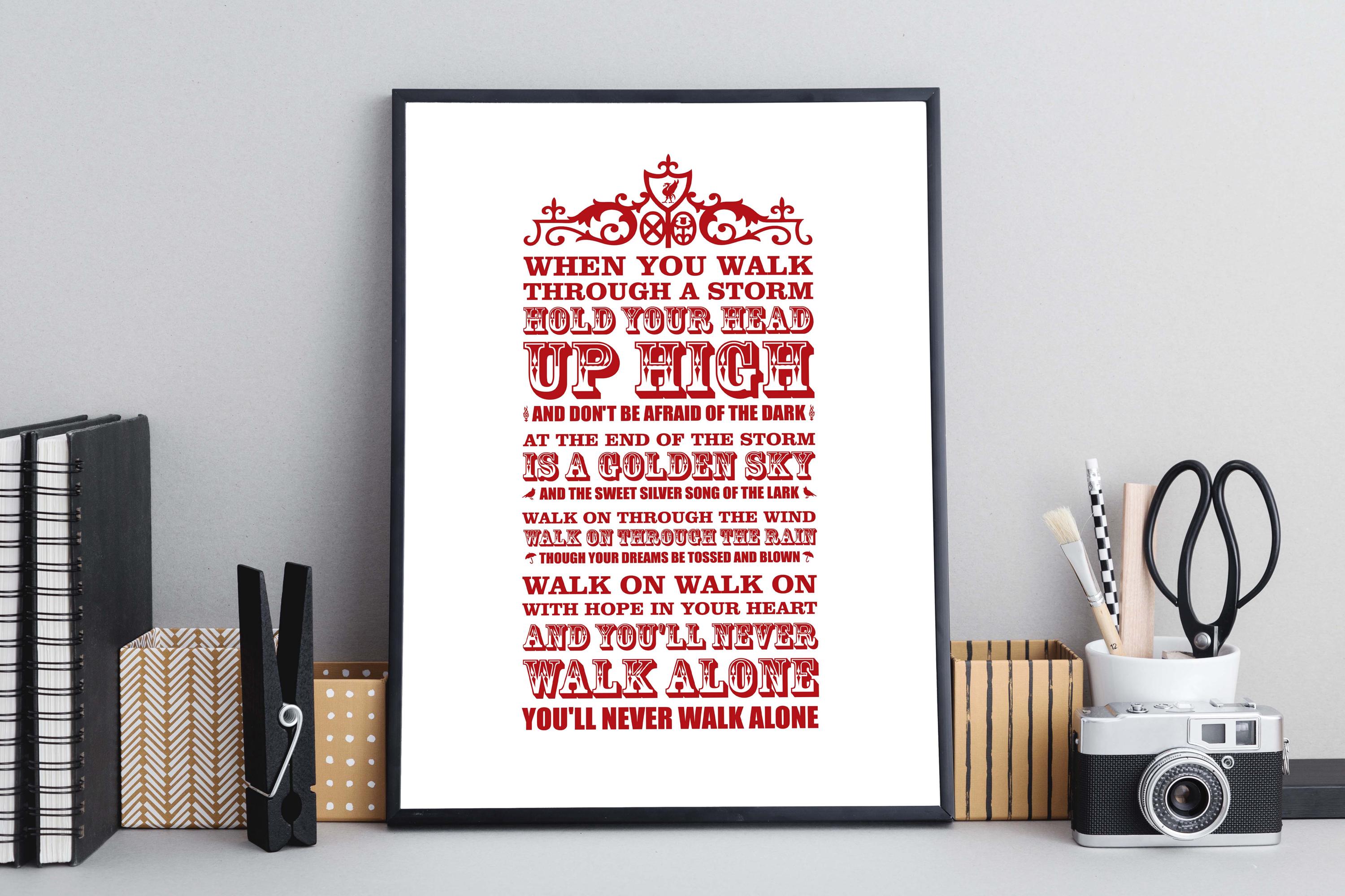 A3 'YNWA' Digital Print - Etsy