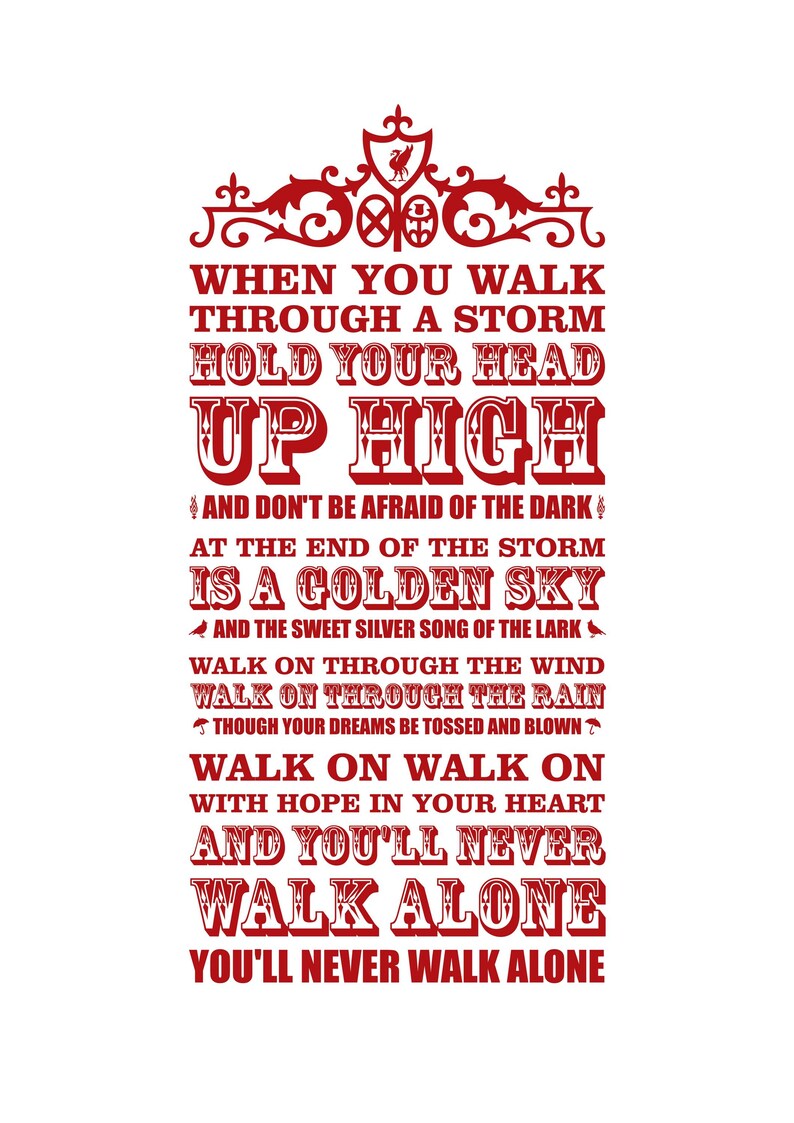A3 'YNWA' Digital Print - Etsy