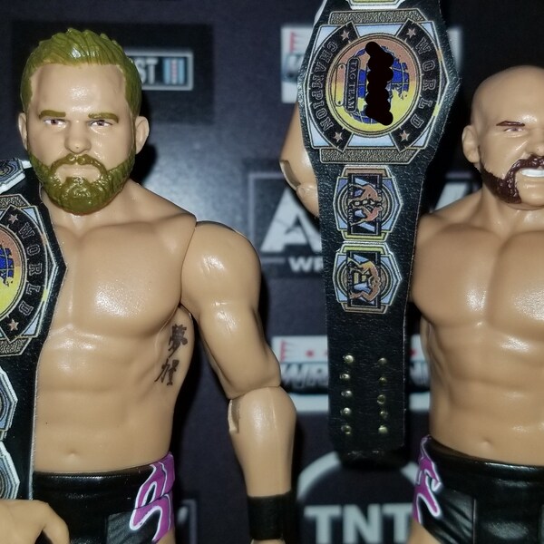 Custom Wrestling Figure Belts - Etsy