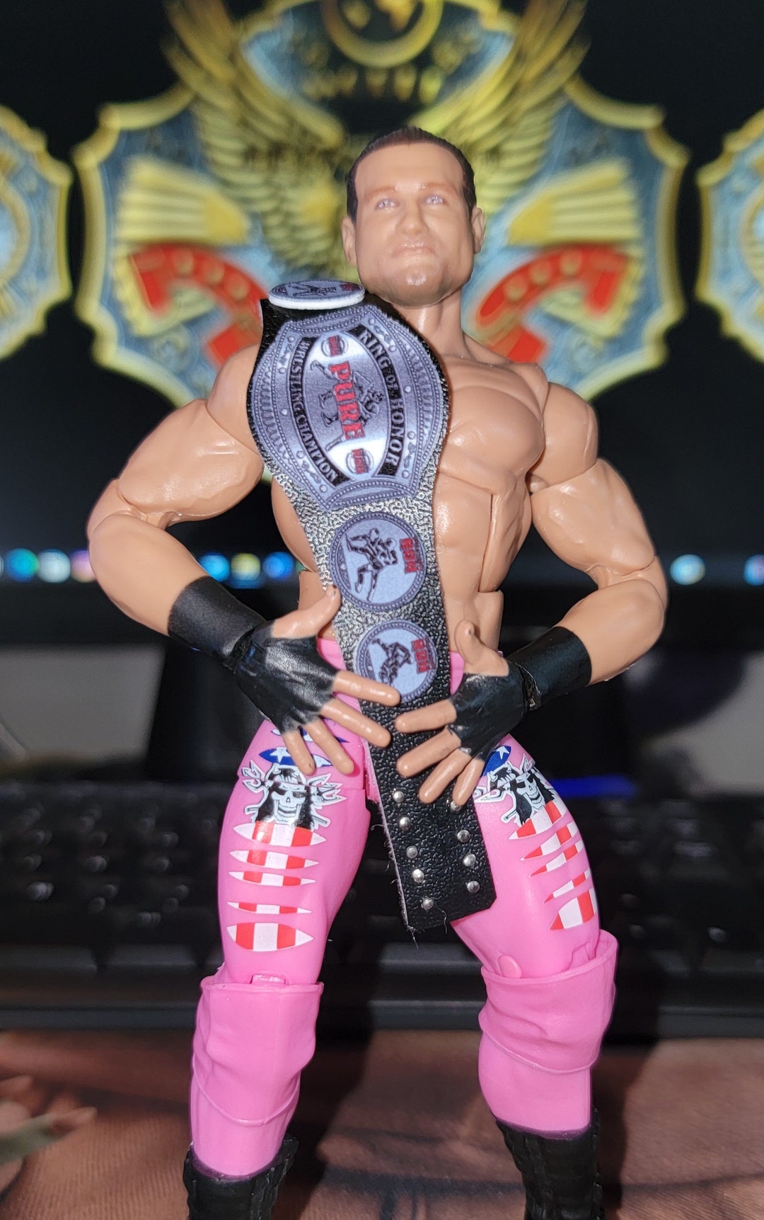 Custom ROH Pure Championship Belt for Wrestling Figures - Etsy