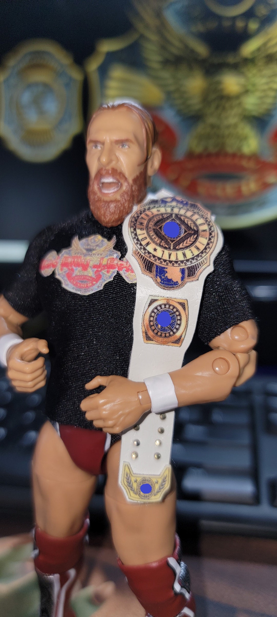 Custom IC Heavyweight Wrestling Championship Mini Replica Belt for ...