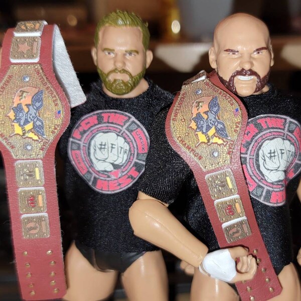 Custom Wrestling Figure Belts - Etsy