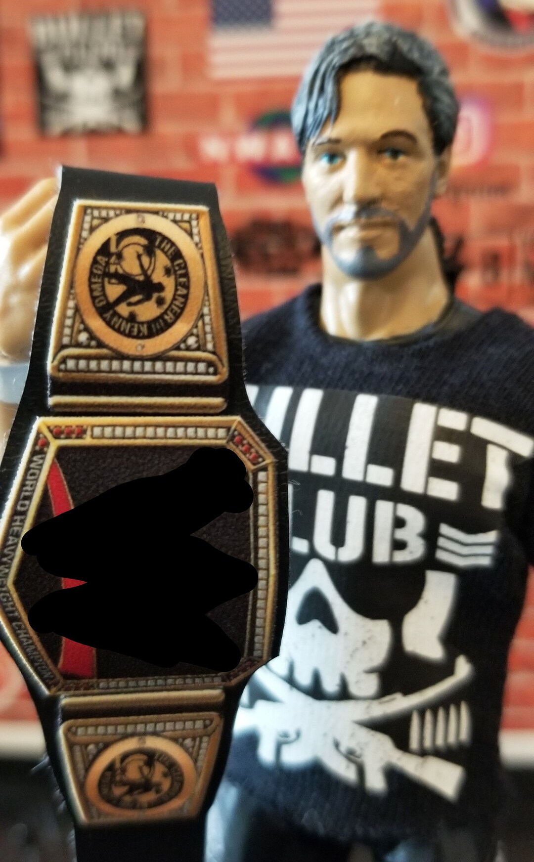 Custom World Heavyweight Championship Belt for Wrestling Figures ...