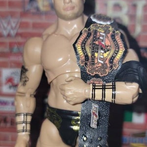 Custom MLW Middleweight Championship Belt for Wrestling Figures - Etsy