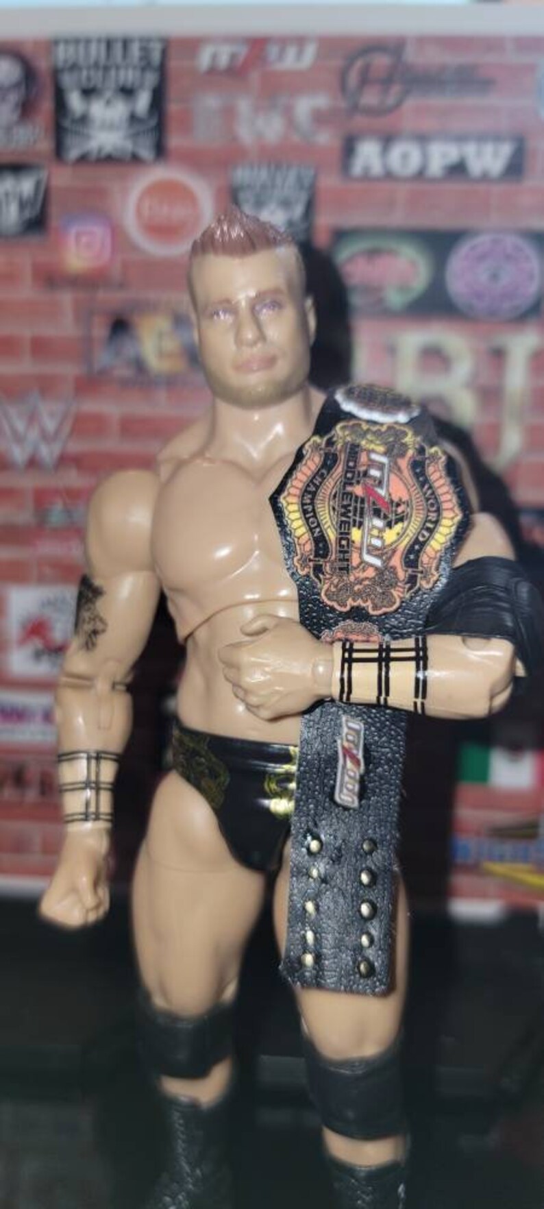 Custom MLW Middleweight Championship Belt for Wrestling - Etsy