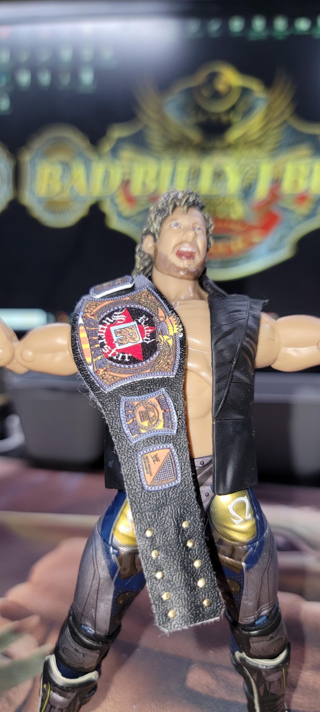 Custom Rated R Spinner Championship Belt for Wrestling Figures - Etsy