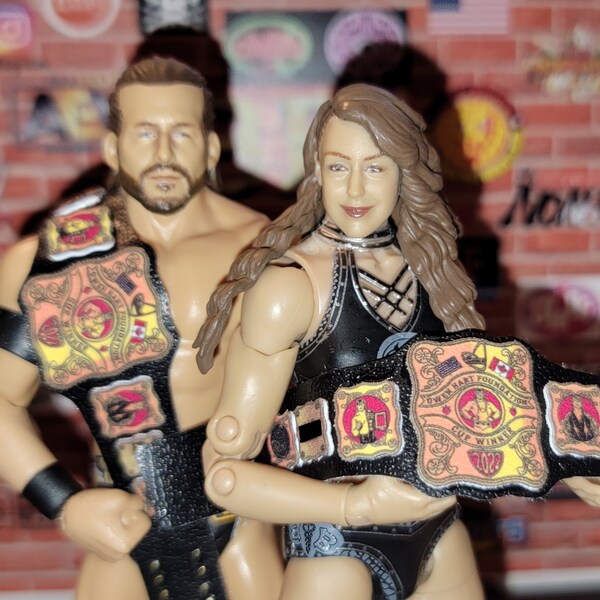 Custom Wrestling Figure Belts - Etsy