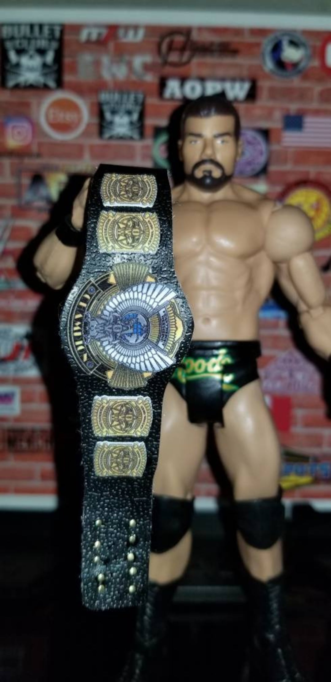 Custom OVW World Championship Belt for Wrestling Figures - Etsy