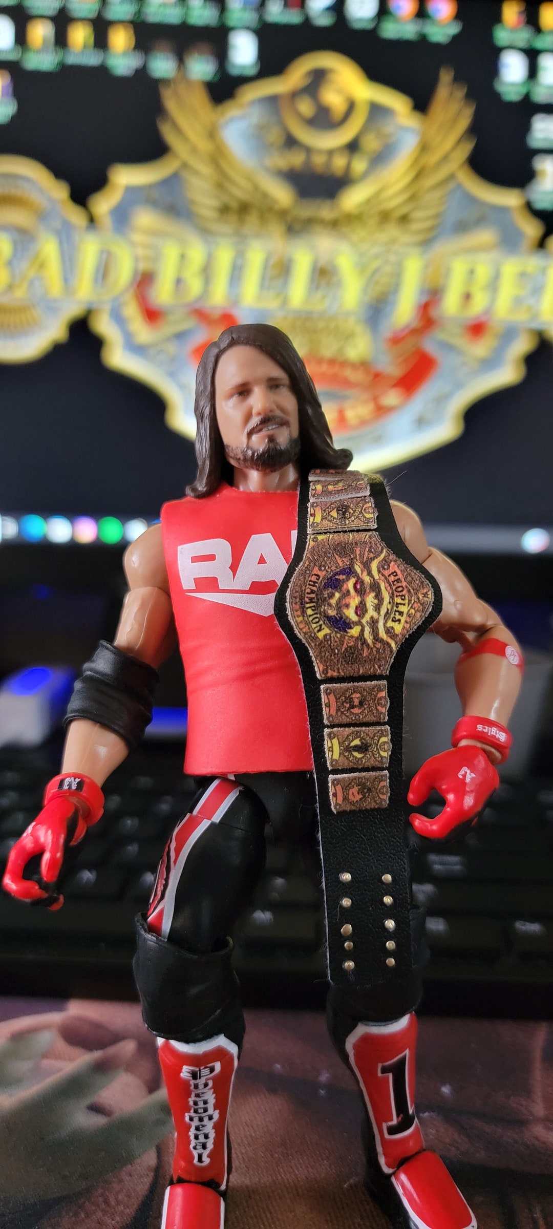 Custom the Rock Legacy Championship Belt for Wrestling Figures - Etsy