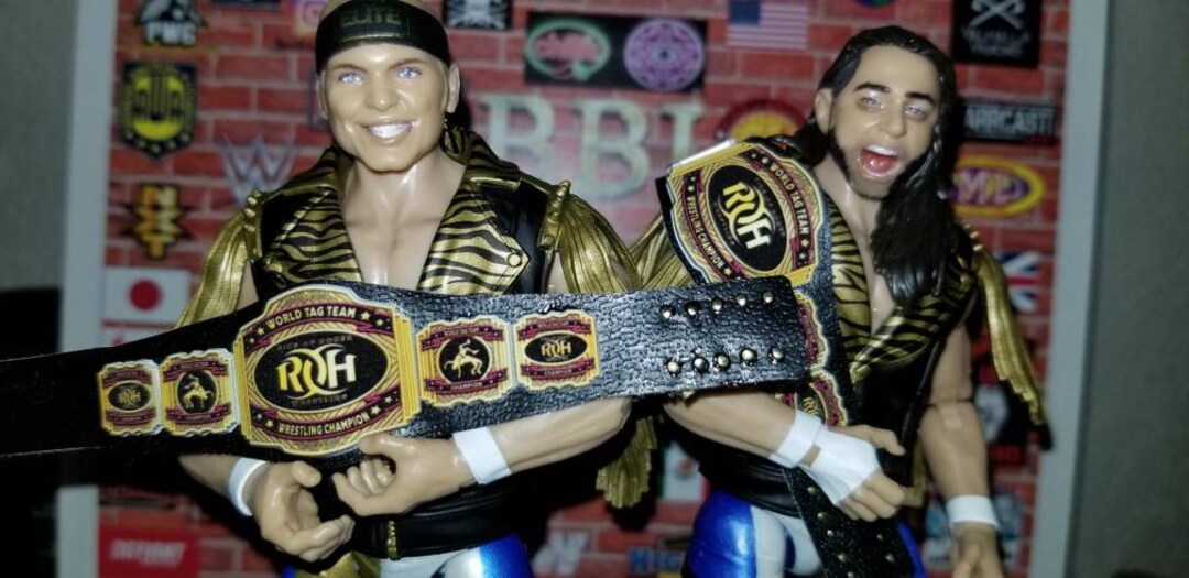 Custom Classic ROH Tag Team Championship Belts for Wrestling - Etsy