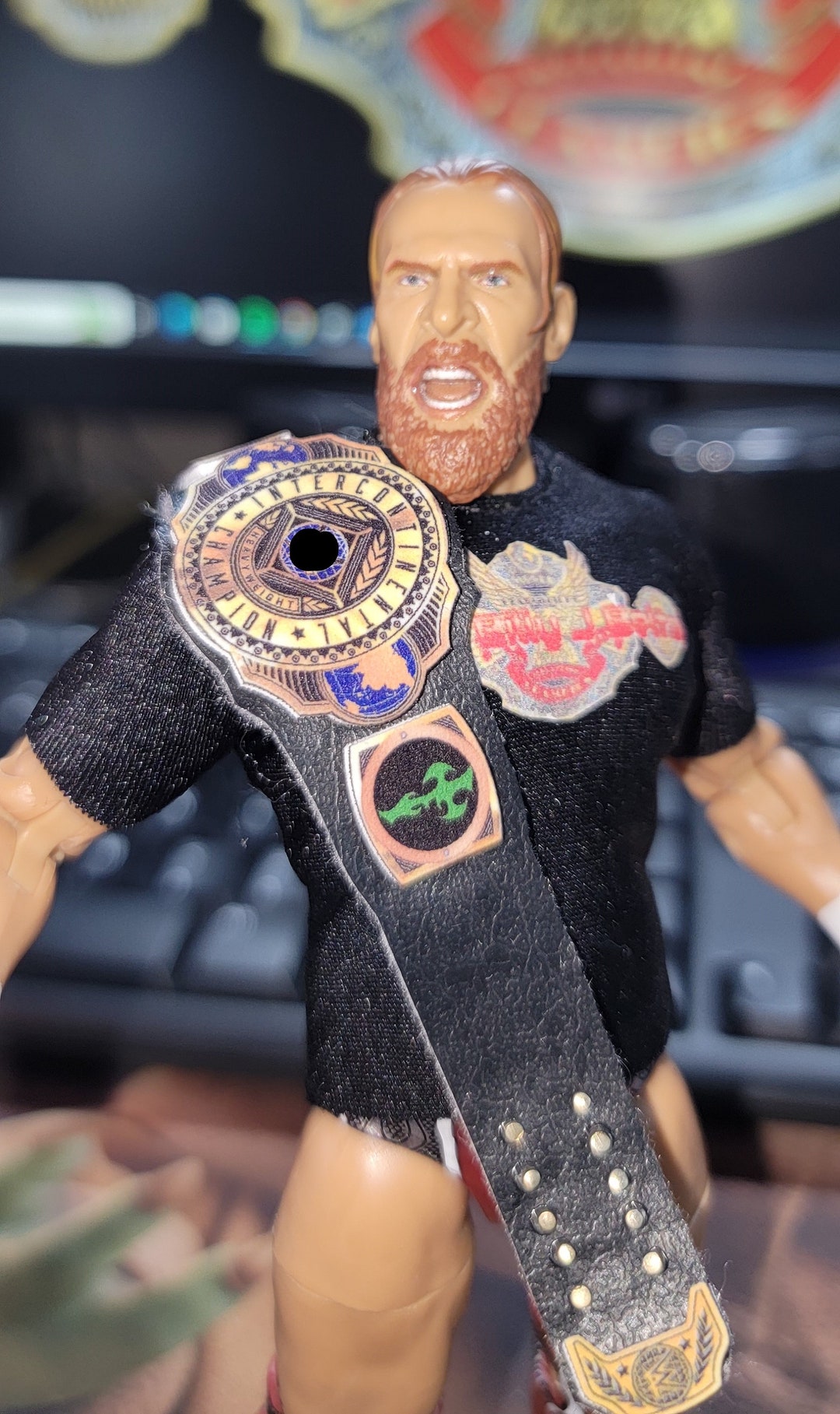 Custom IC Heavyweight Wrestling Championship Mini Replica Belt for ...