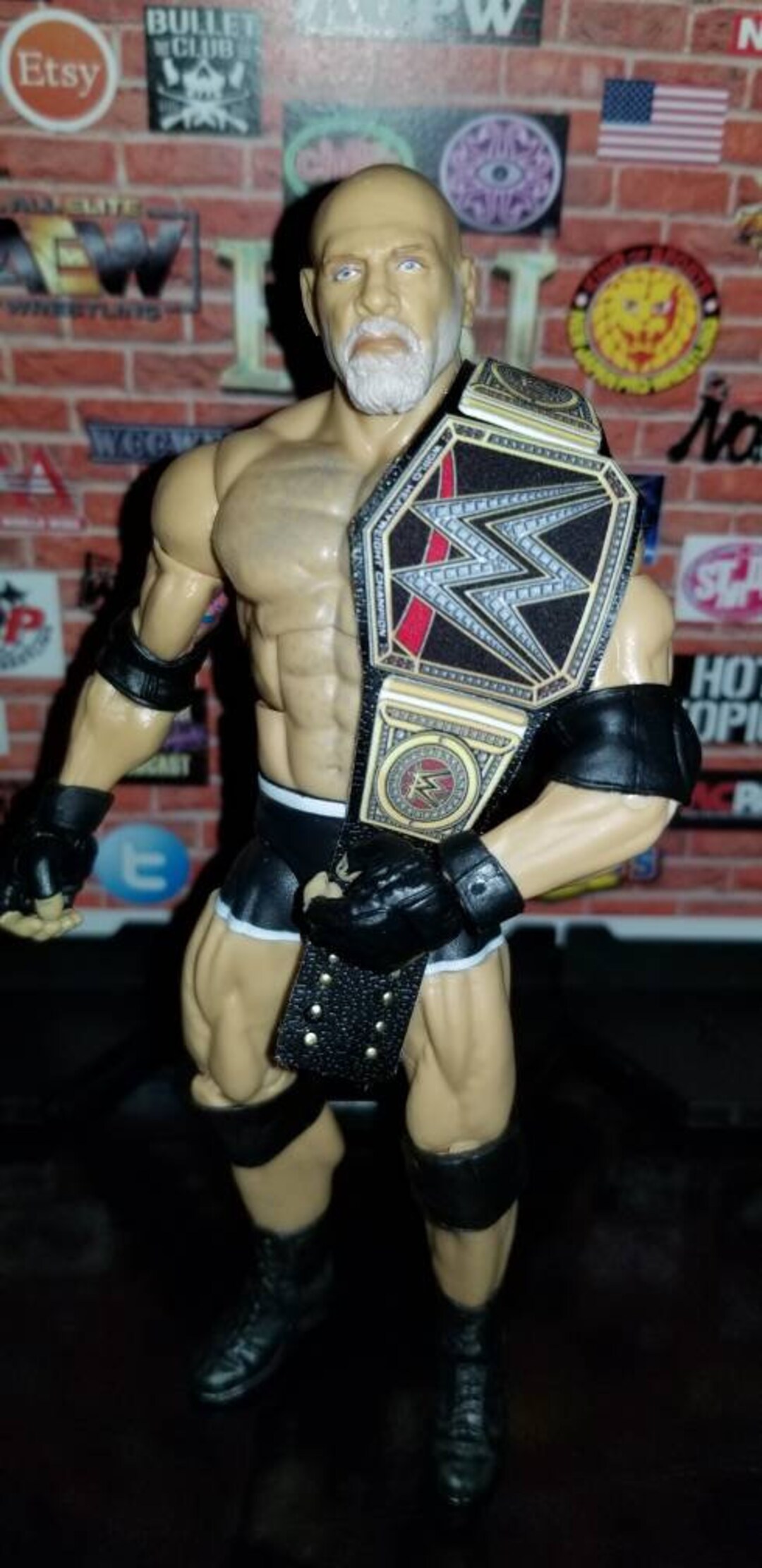 Custom World Heavyweight Championship Belt for Wrestling Figures - Etsy