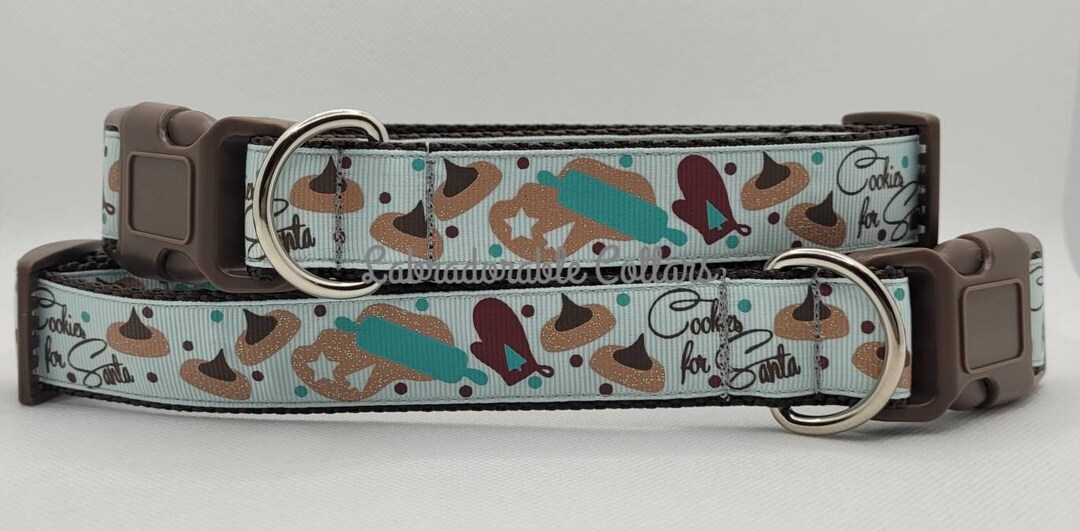 Christmas Dog Collar Cookies for Santa Dog Collar Santa Sog Collar ...