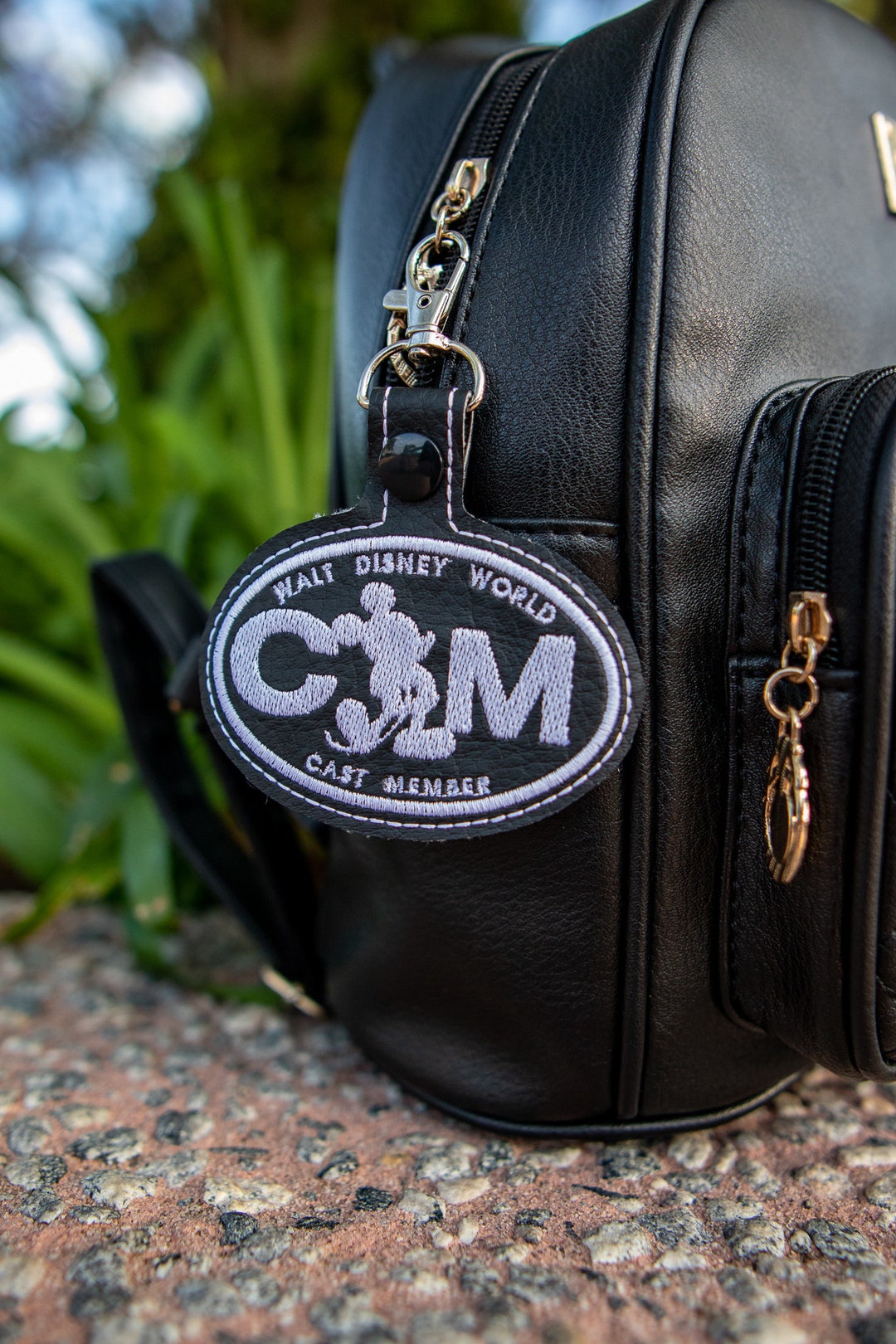 Walt Disney World Cast Member Embroidered Keychain WDW CM Keyfob Great ...