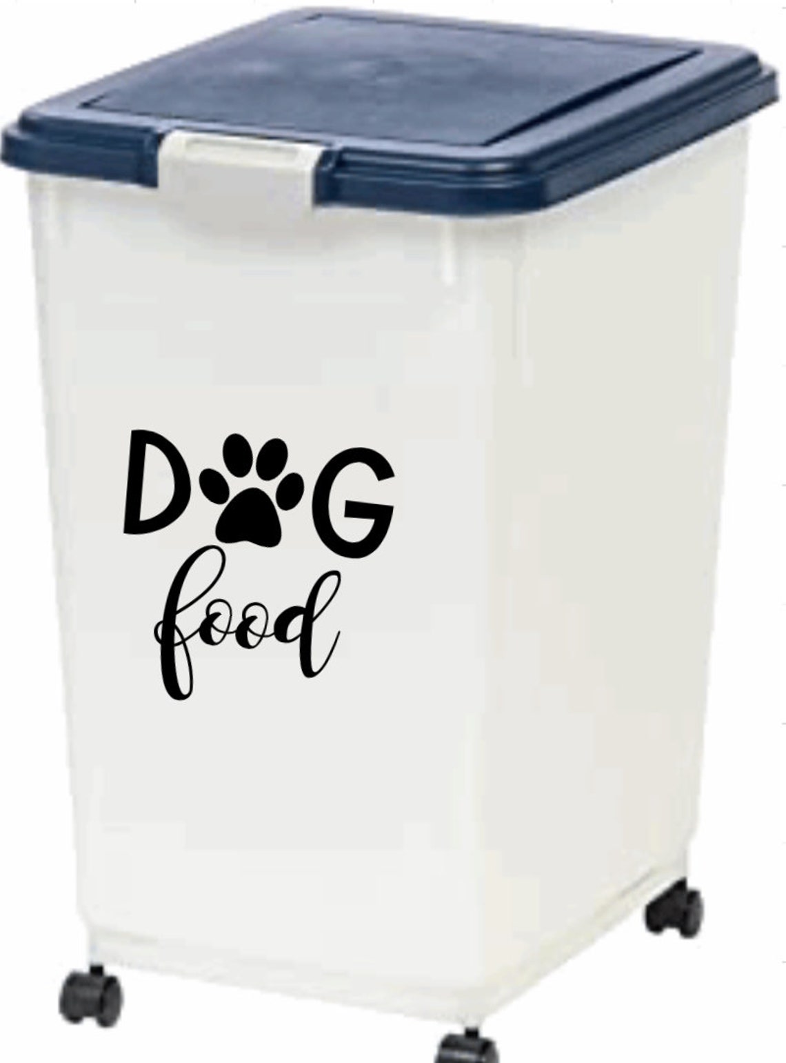 Dog food decal cat food decal pet food storage Pet Decal | Etsy