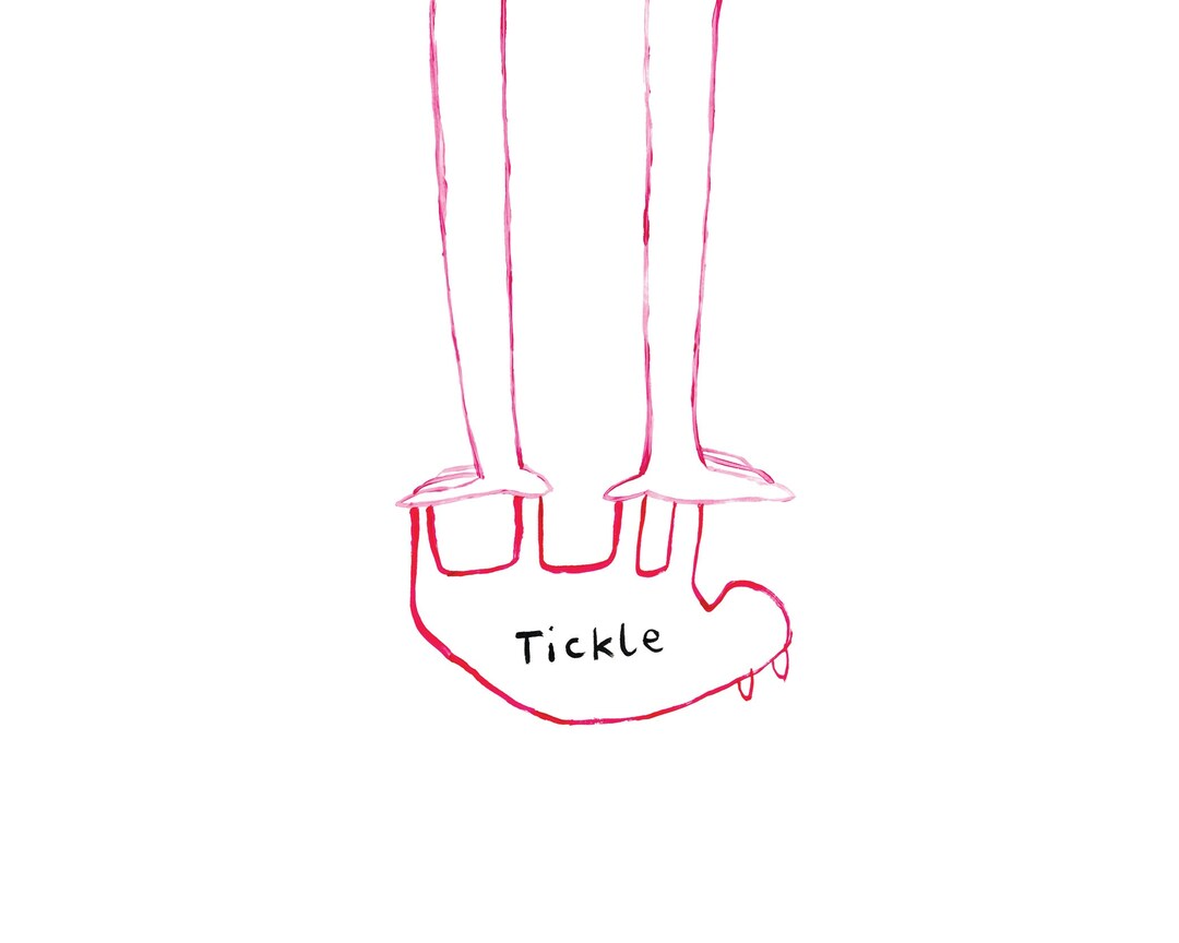 A3 Tickle, Digital Art Print From Acrylic Handpainted Original ...