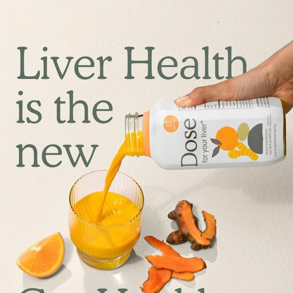 DOSE Liver Detox Shots 2oz Organic Turmeric Milk Thistle Dandelion 12 ...