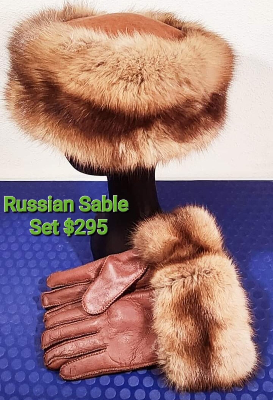 Sable Fur Hat and Gloves Set - Etsy