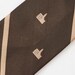 Thumbs up Brown Necktie / Vintage Banking Promotional Novelty Tie - Etsy