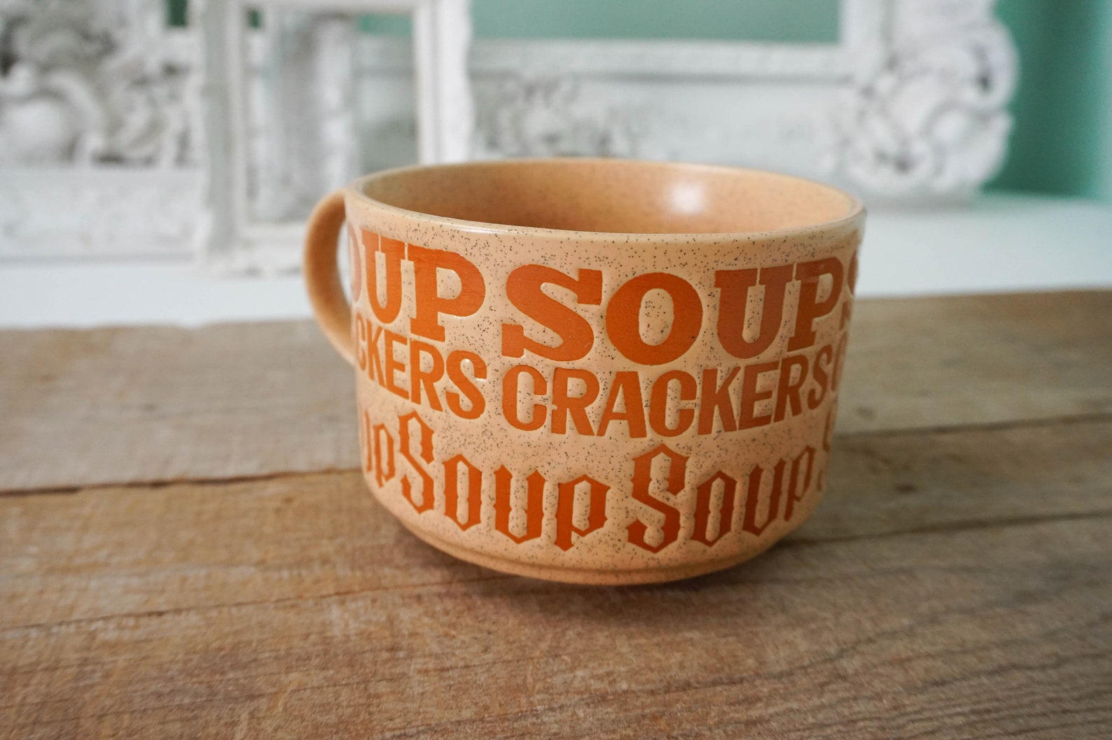 Choose ONE Large Chili or Soup Mug / 70s Retro Vintage Stoneware ...