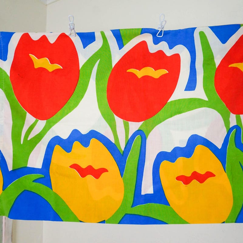 Mod Floral Pillow - Etsy