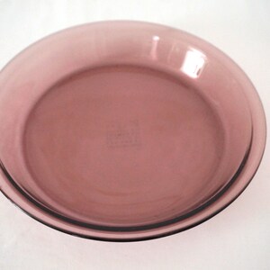 Pyrex Originals Cranberry Glass Purple Pie Plate / 70s Kitchen Bakeware ...