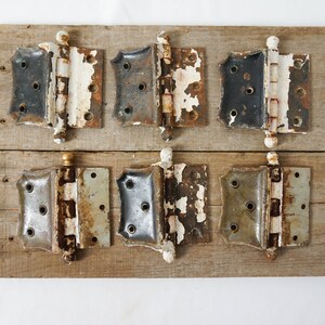 Pair of TWO or ONE Single Heavy Butterfly or Bat Wing Door Hinges ...