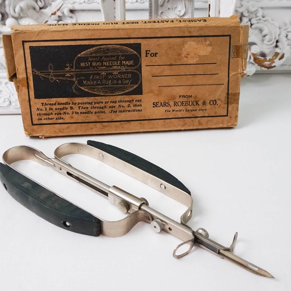 Antique Needle Box - Etsy