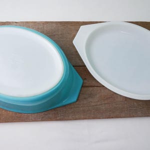 Rare Pyrex Blue Doily Casserole W Lid / 045 2-1/2 Quart Promotional ...