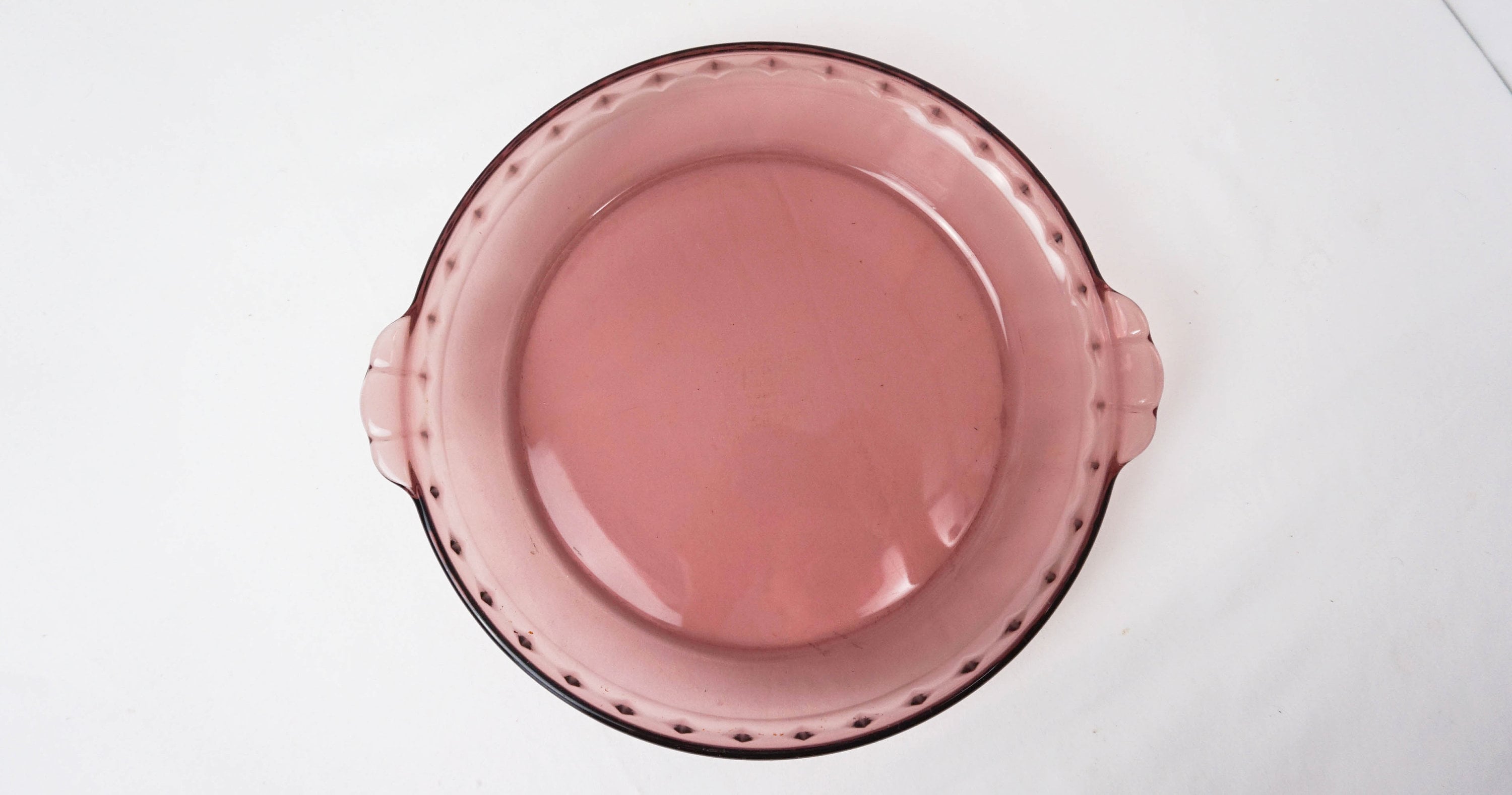 Vintage Pyrex Cranberry Purple Pie Plate / 70s Kitchen Serving Glass - Etsy