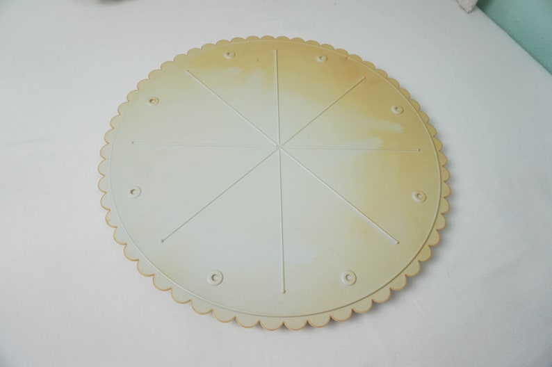 Set of Wilton Cake Tier Display Plates / Vintage Wedding Decor / Shabby ...