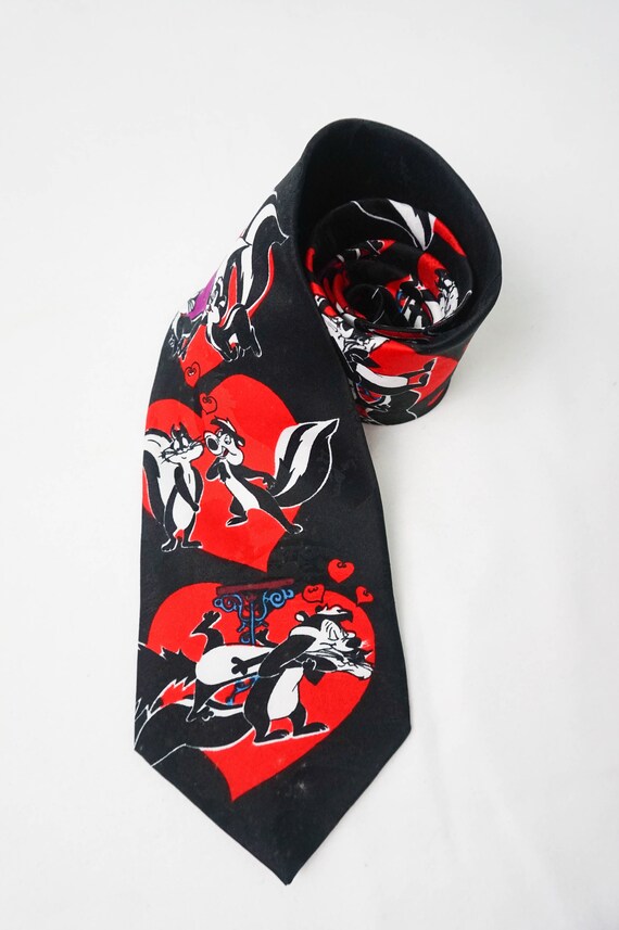 Choose ONE Pepe Le Pew Love Romance Novelty Necktie /… - Gem