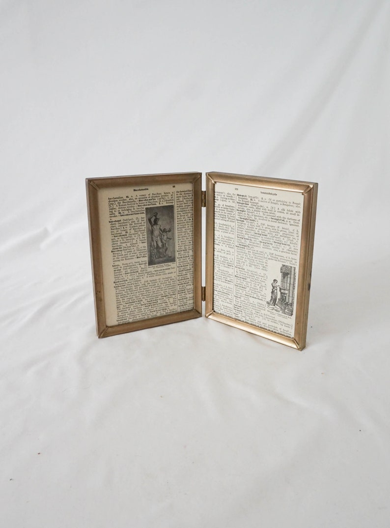 Double 5 X 7 Soft Gold Metal Picture Frame / - Etsy