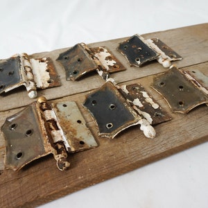 Pair of TWO or ONE Single Heavy Butterfly or Bat Wing Door Hinges ...