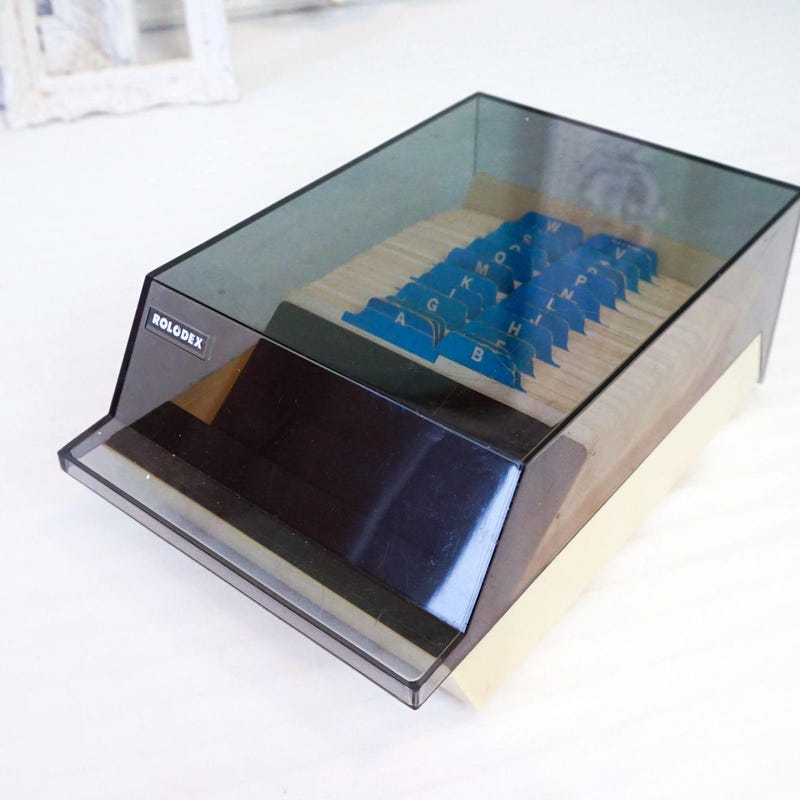 Large Rolodex - Etsy